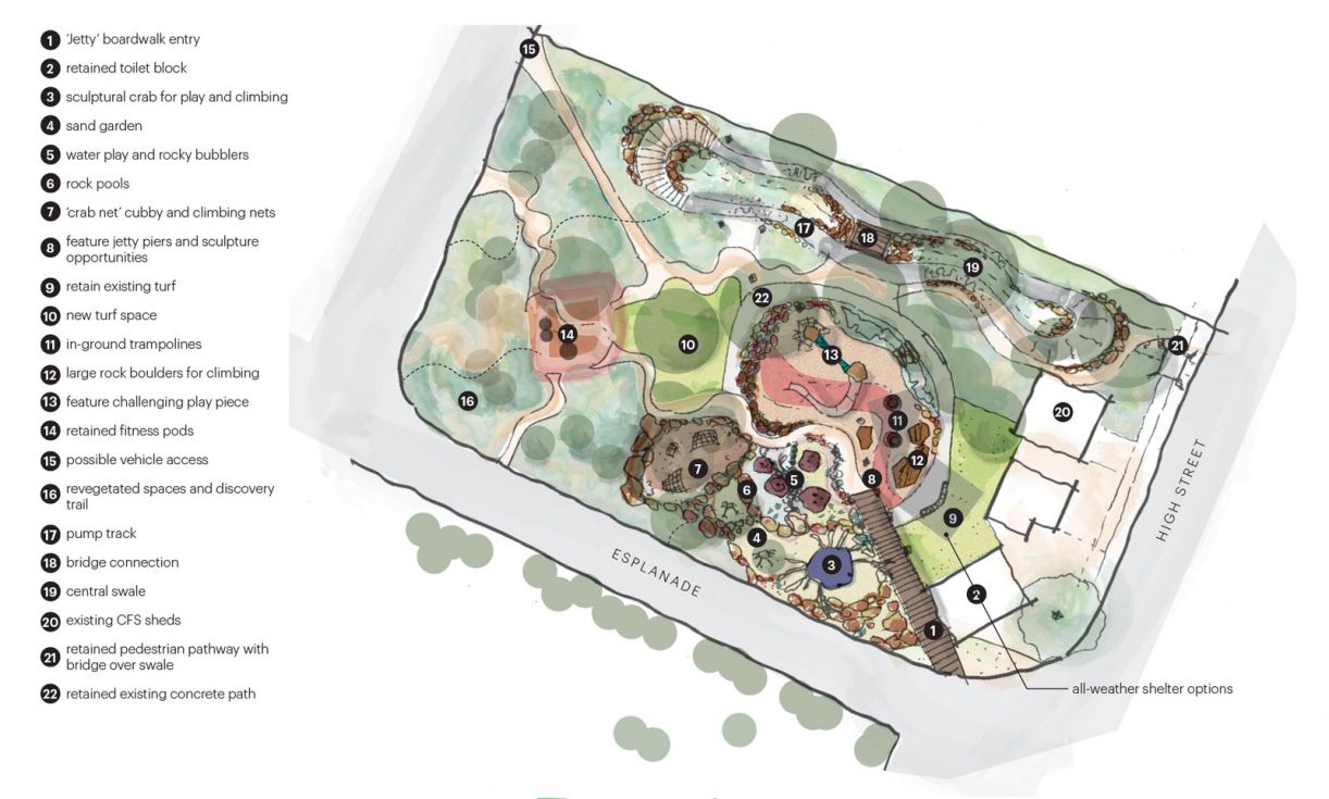 Port Germein Foreshore Playspace - Clover - Landscape Architecture ...